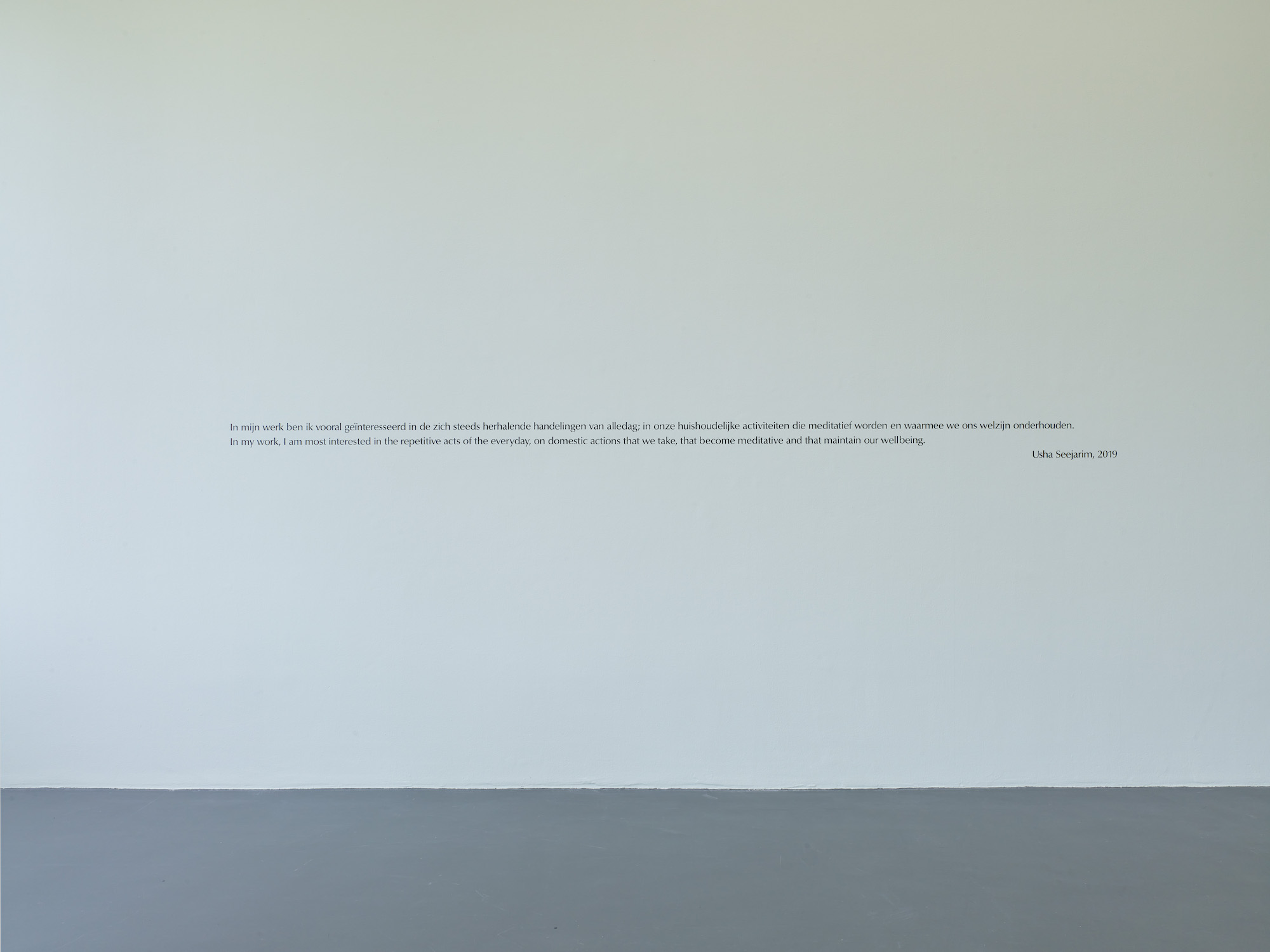 Usha Seejarim, a solo exhibition - Exhibitions - Program - FKA Witte de ...